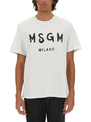 MSGM Cotton T-shirt - White