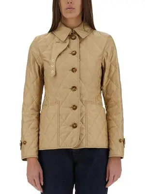 Burberry Quilted Jacket - Beige