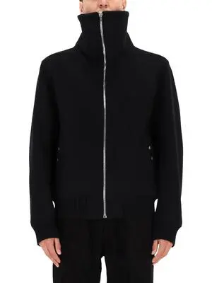 Rick Owens Blixa Dracucollar Jacket - Black