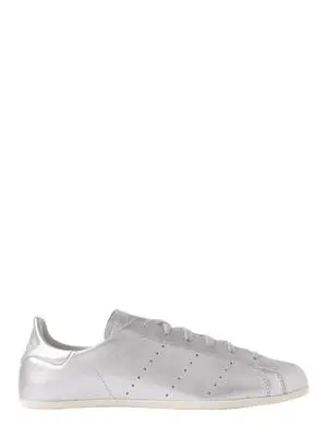 ADIDAS ORIGINALS Stan Smith Lo Pro Perforated Metallic Leather Sneakers - Silver