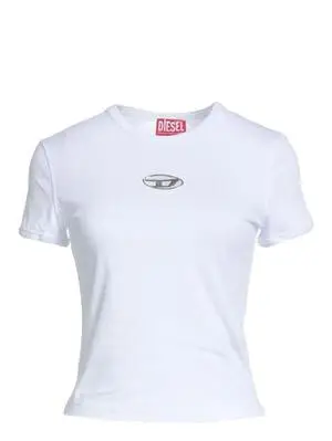 DIESEL® Cotton Jersey T-shirt - White