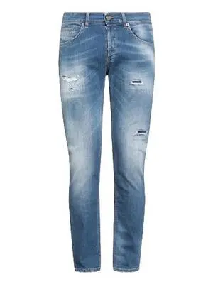DONDUP Tapered Jeans In Organic Cotton And Recycled Elastane - Blue
