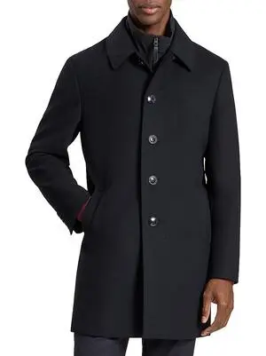 Ted Baker London Wimbledon Overcoat - Navy