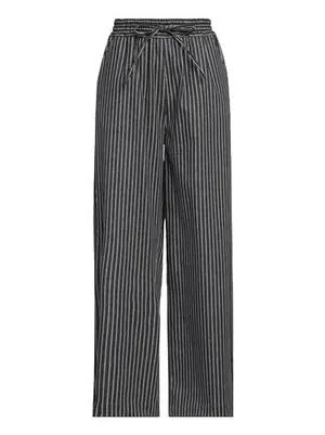 STYLEALBUM Striped Wide Leg Jeans - Blue