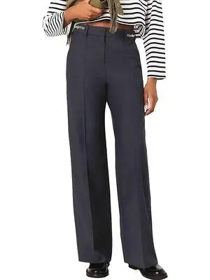 Maje Suit Trousers - Navy