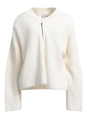STYLEALBUM Knitted Sweater - White