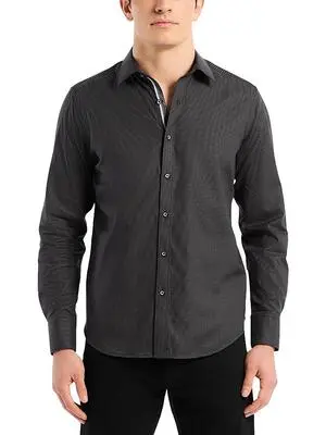 Robert Graham Kenmare Long Sleeve Woven Shirt - Charcoal