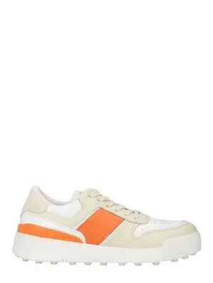 TOD'S Leather Low-top Sneakers - Beige