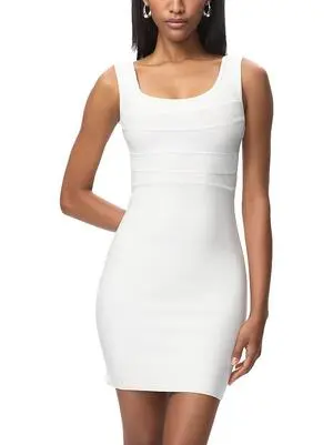 Herve Leger Amara Dress - Alabaster