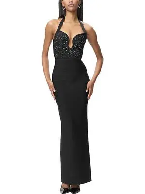 Herve Leger Reina Gown - Black