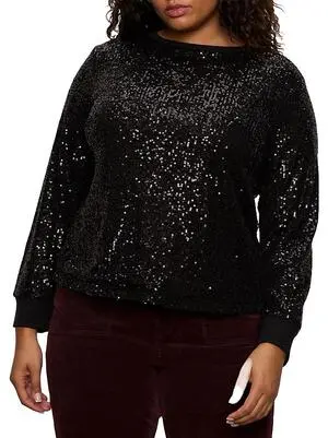 Sanctuary Sparkle Top - Black