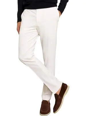 REISS Relaxed Fit Trousers - White