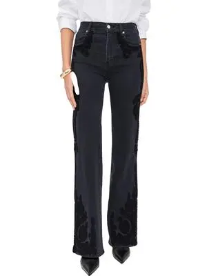 VERONICA BEARD Crosbie High-Rise Wide-Leg Jeans