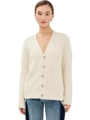 MAISON MARGIELA Stretch Knit Cardigan - Off White