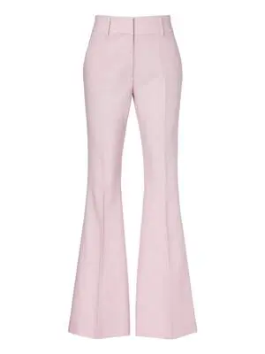 Gabriela Hearst Rhein Wool Flared Pants - Pink