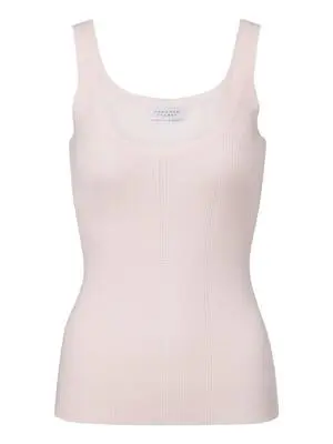 Gabriela Hearst Lucy Rib-knitted Wool Tank Top - Pink