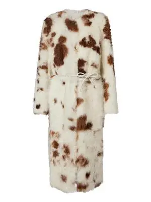 Zimmermann Hypnotic Shearling Coat - Multicoloured