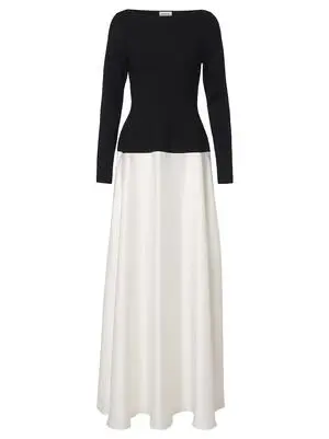 Simkhai Paola Satin Gown - Black