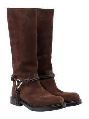 Bottega Veneta James Knot Knee-high Boots - Brown