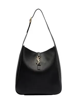 Saint Laurent Le 5 À 7 Supple Large Leather Shoulder Bag - Black