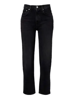 Citizens Of Humanity Delfina Straight Jeans - Black