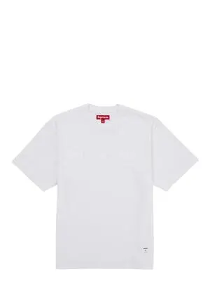 Supreme Collegiate Appliqué Short Sleeve Top White