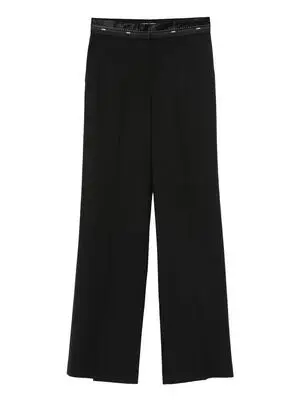 MSGM Straight Leg Trousers - Black