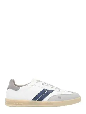 Woolrich Double U.t Nubuck And Silk Sneakers - White