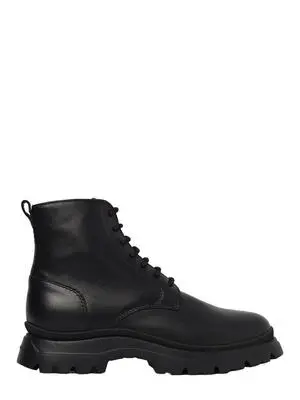 Hogan Lace Up Boot - Black