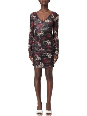 MAR DE MARGARITAS Floral Printed Dress - Black