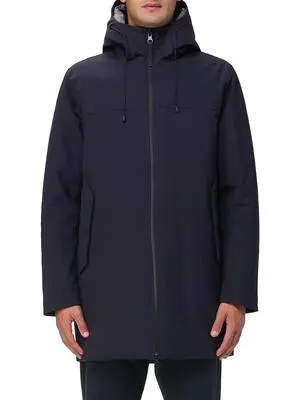 PEOPLE OF SHIBUYA People Of Shibuya Hooded Zip Up Coat Blue