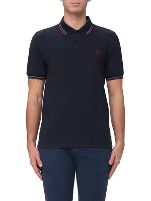 Fred Perry Polo Shirt Men Blue