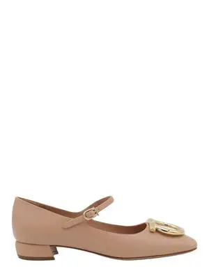 FERRAGAMO Ballet Flat - Wine