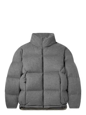 Sease Tribeca Wish® Virgin Wool And Cashmere-blend Down Jacket - Gray