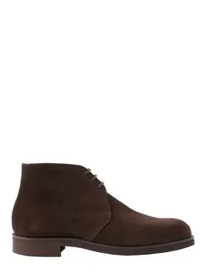George Cleverley Nathan Suede Chukka Boots Brown