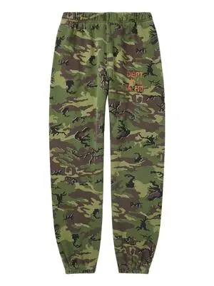 GALLERY DEPT. Gallery Dept. - Tapered Camouflage And Logo-Print Cotton-Jersey Sweatpants - Men - Green - XS Green
