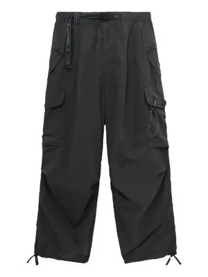 AND WANDER Oversized Cargo Pants - Grey