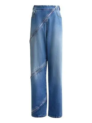 Alaïa Spiral Pants - Blue