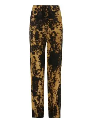 Victoria Beckham Pyjama Trouser - Brown
