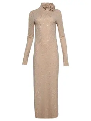 Magda Butrym Embellished Dress - Tan