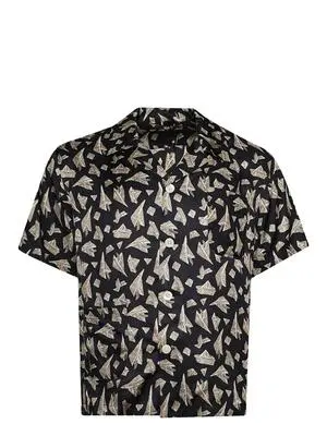 BODE Paper Hat Short Sleeve Shirt - Black