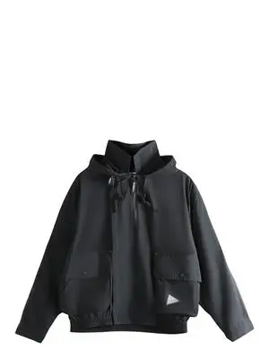 AND WANDER Water Repellent Light Jacket - Black