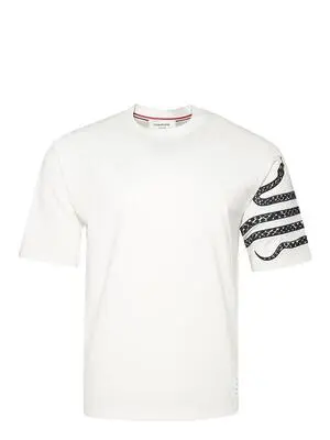 Thom Browne Short Sleeve Tee - White