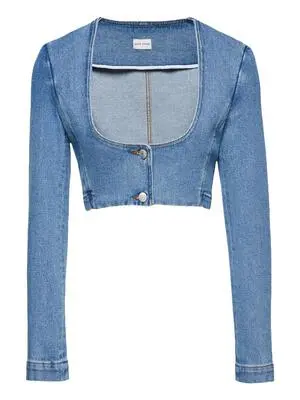 Magda Butrym Denim Blazer - Blue