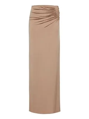 Magda Butrym Straight Skirt - Tan