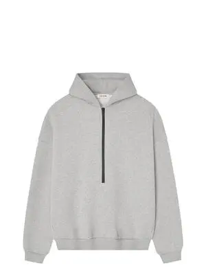 Fear Of God Athletic Half-zip Hoodie - Grey