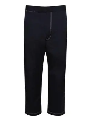 Thom Browne Typewriter Straight Leg Trousers - Blue