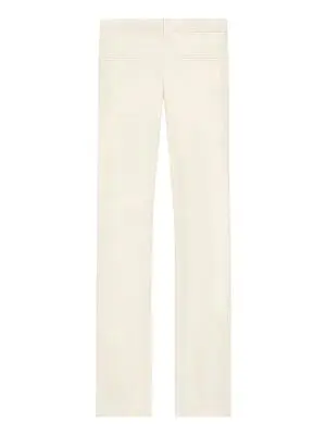 COURREGES Heritage Fluid Crepe Bootcut Pants - Tan