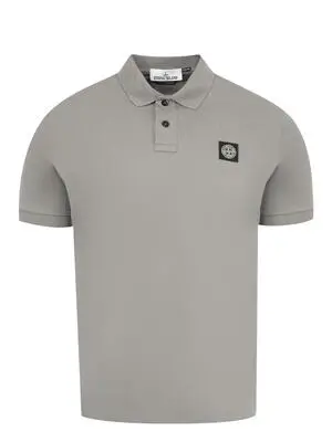 Stone Island Short-sleeve Polo - Grey