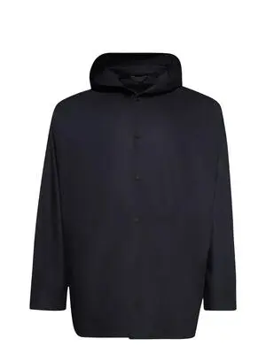 Balenciaga Hooded Shirt - Black